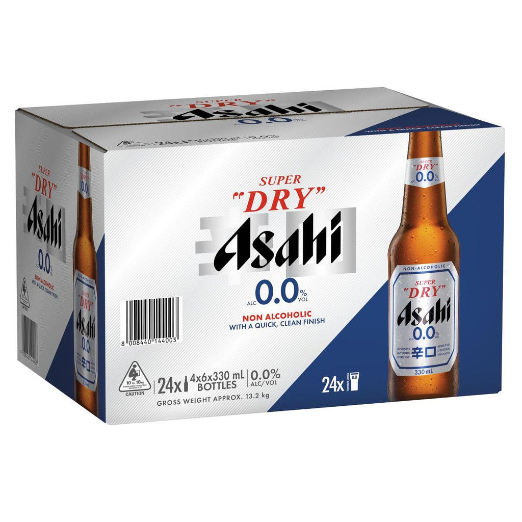 Asahi 0.0 % Non Alcoholic 330ml Bottles – Jim’s Cellars