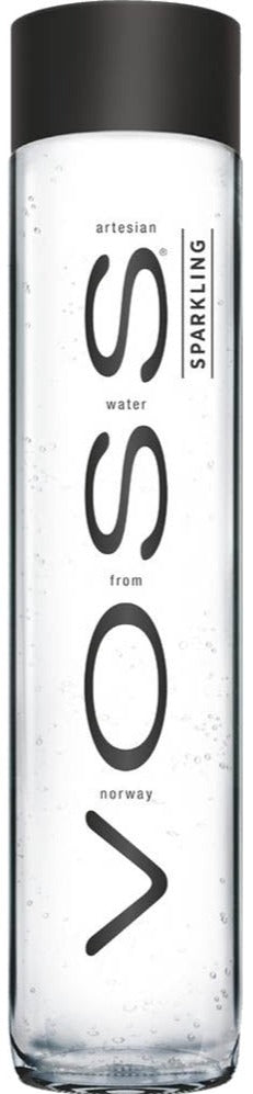 Voss Sparkling Mineral Water Glass Bottle 800ml – Jim’s Cellars