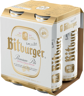 Bitburger Premium Pils 24 x 500ml Can – Jim’s Cellars