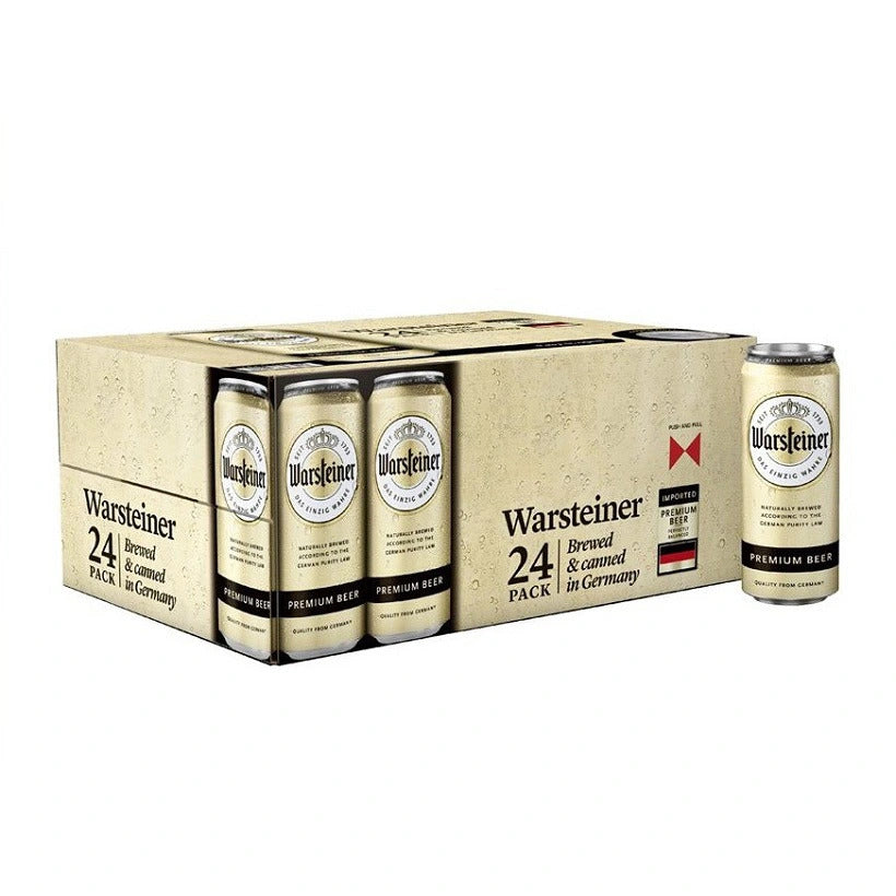 Warsteiner Premium Pils Can 24x500ml – Jim’s Cellars
