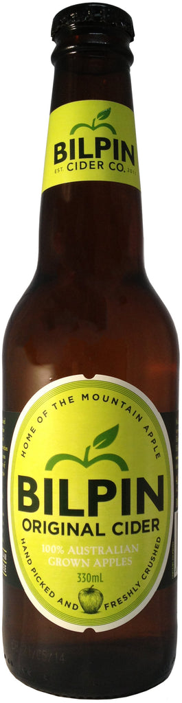 Bilpin Original Apple Cider 330ml - Case of 24 - buy for $80 – Jim’s ...