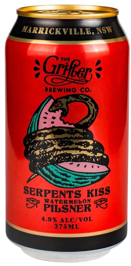 Buy Grifter Serpents Kiss Watermelon Pilsner Can x 24 | $99 – Jim’s Cellars