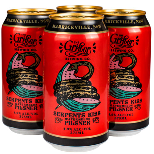 Buy Grifter Serpents Kiss Watermelon Pilsner Can x 24 | $99 – Jim’s Cellars