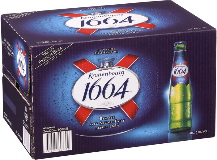 Kronenbourg 1664 Beer 24 x 330ml Bottles – Jim’s Cellars
