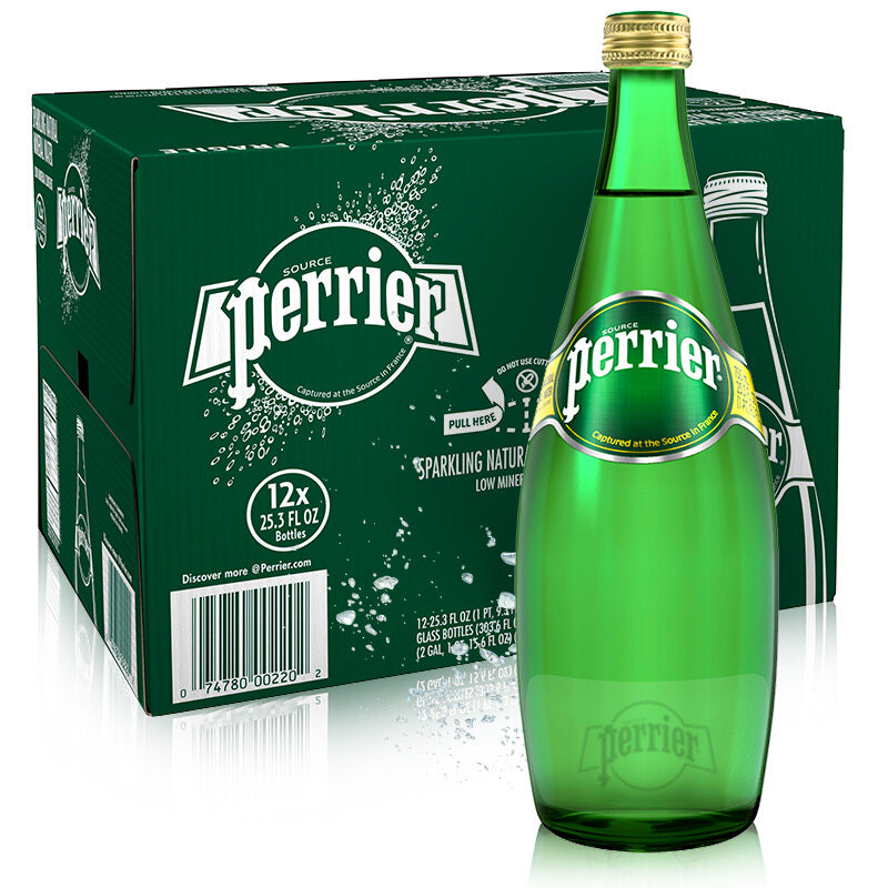 Perrier Sparkling Water 750ml - Case of 12 – Jim’s Cellars