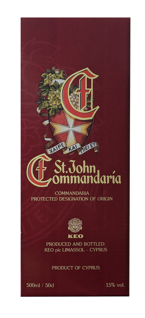 Keo St John Commandaria Cyprus Dessert Wine 500ml – Jim’s Cellars