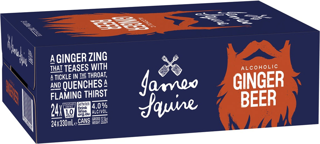 James Squire Ginger Beer Can 330mL – Jim’s Cellars