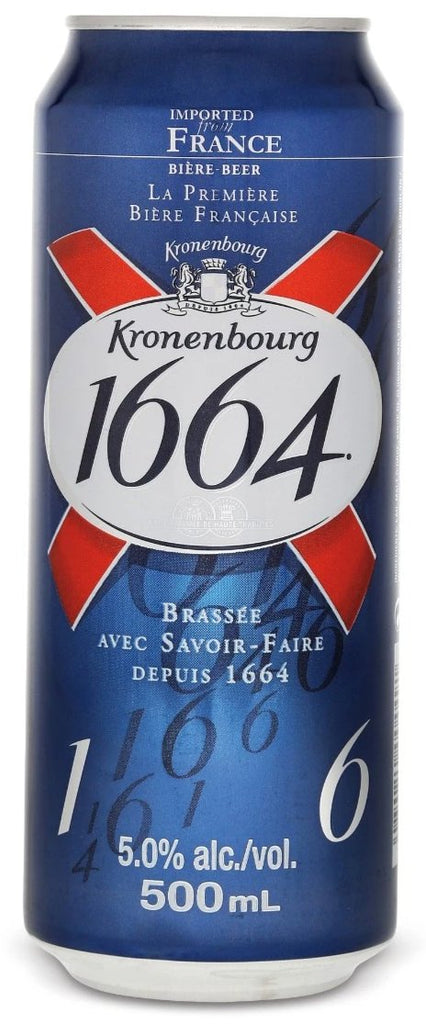 Kronenbourg 1664 Lager Beer Can 24 x 500ml – Jim’s Cellars
