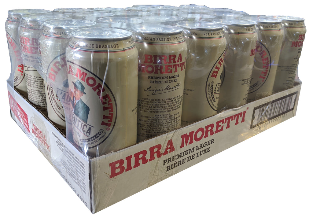 Birra Moretti Lager 24x500ml Cans – Jim’s Cellars